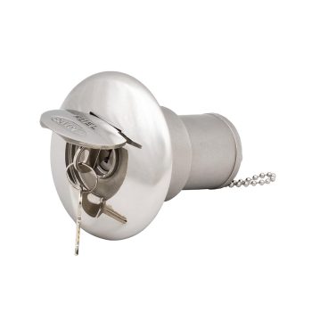 38mm Fuel Filler Cap Straight – Lockable with key - Saint Products